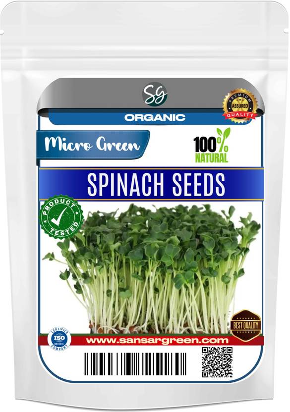 Sansar Green Microgreen Spinach Vegetable Seed Price In India Buy