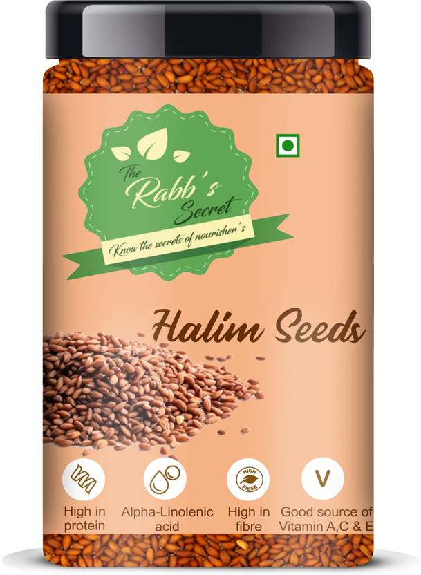 The Rabb' s secret Natural Halim Seeds- 500gm (Aliv/Garden Cress ...