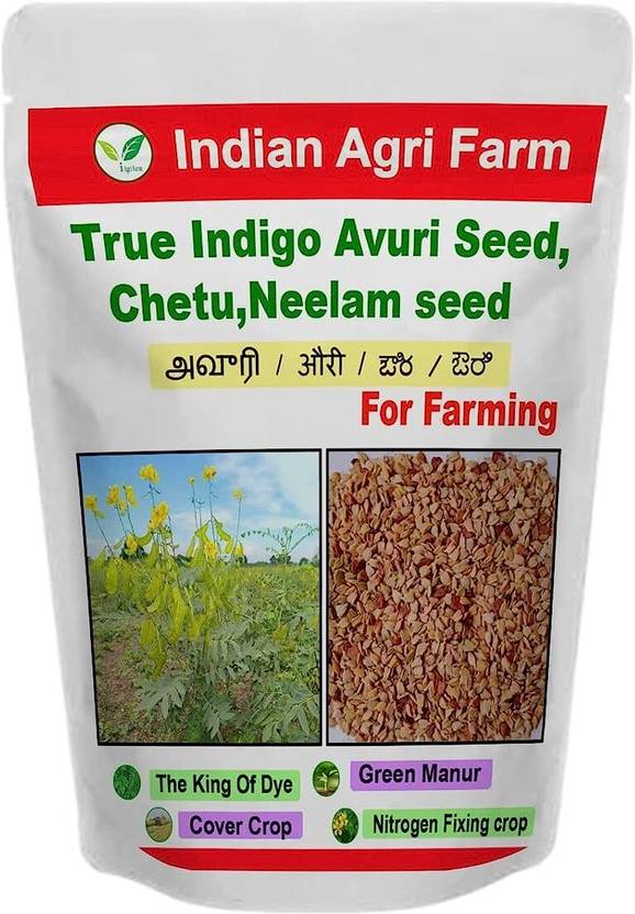 IAgriFarm True Indigo seed - 1 Kg - Neeli Avuri seed / chetu / Neel ...