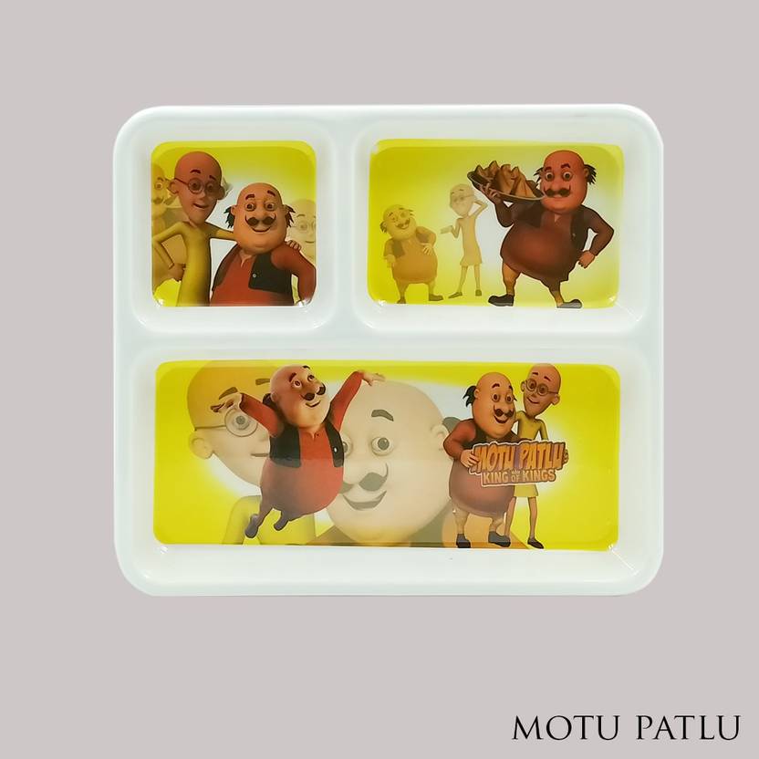 Varni Melamine Motu Patlu Sectioned Plate Price in India - Buy Varni ...