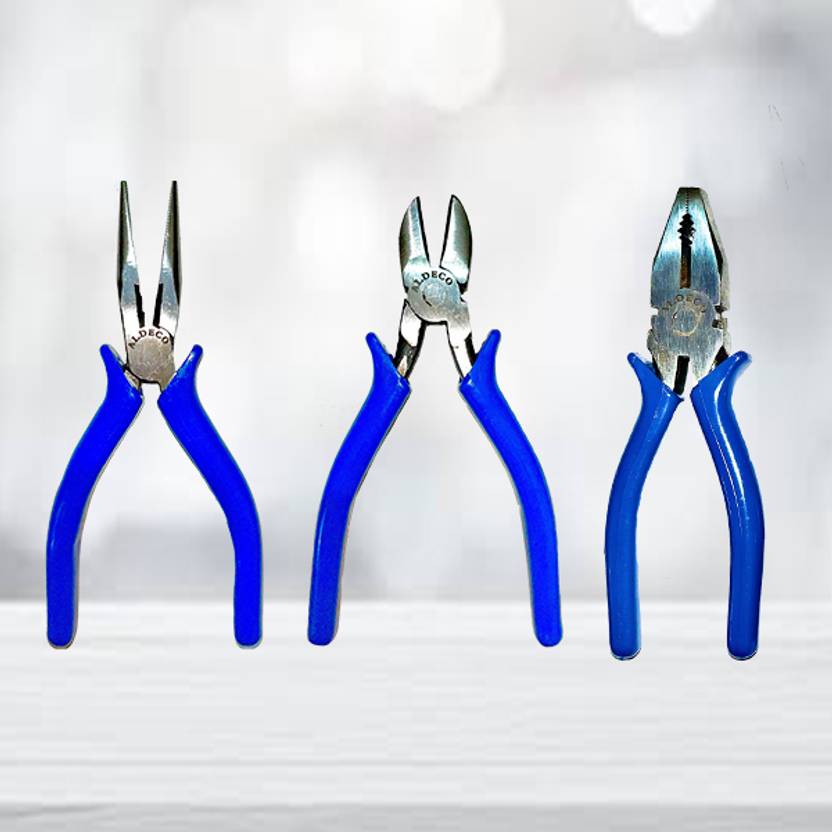 Aldeco 3PC Heavy Duty Plier Set for Cutting, Gripping, and Twisting ...