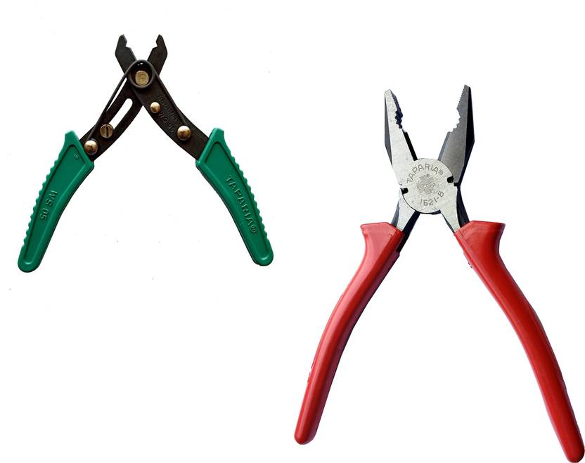 TAPARIA 1621-8 inch cutting plier and ws-05 inch wire cutter pack of 2 ...