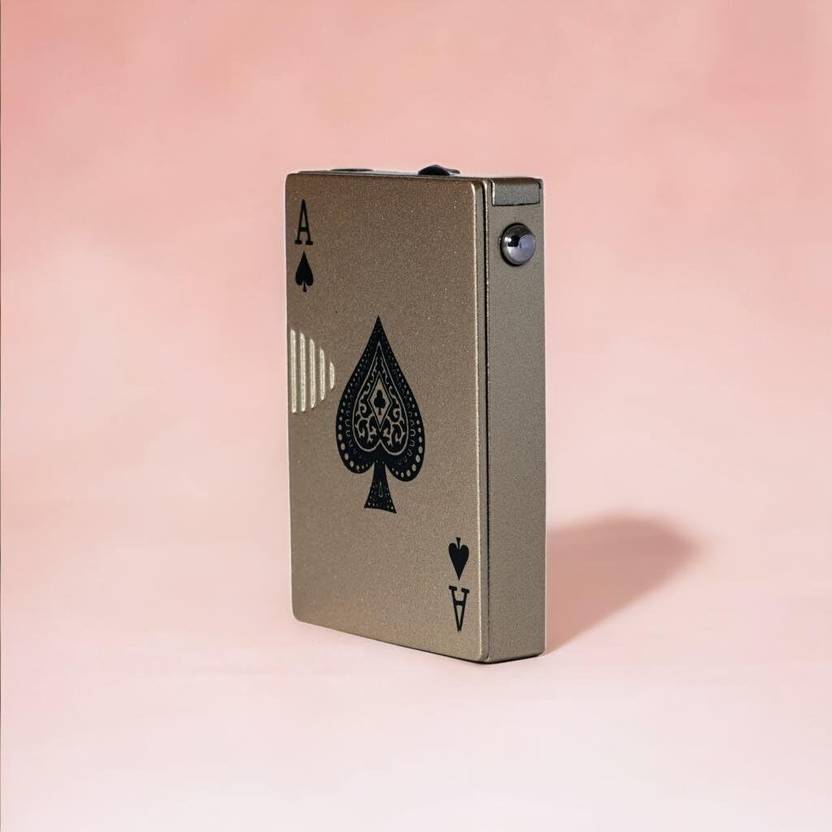 ASTOUND ACE-M-004 Ace Lighter with Green Flame, Refillable Butane ...