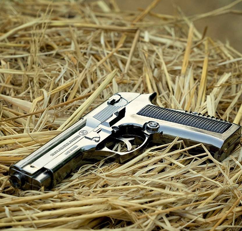 eDUST ® Attractive Full Metal Body Gun Lighter With Pull Back Loading ...