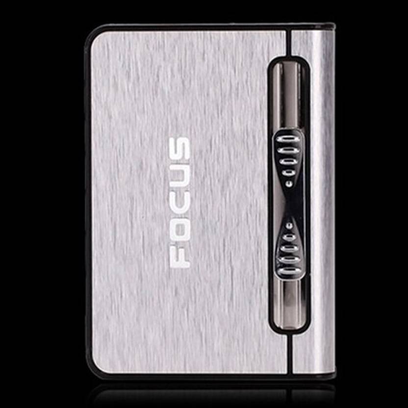 Crokroz FOCUS 10 Pcs Cigarette Case 2 in 1 with Lighter Pocket Lighter ...