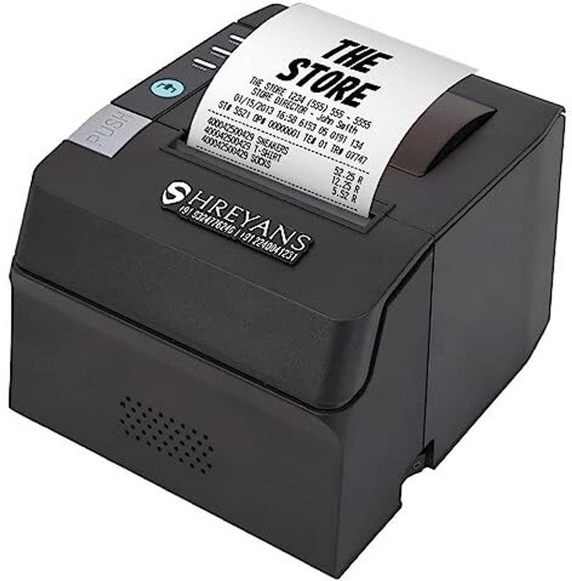 Shreyans Thermal Billing Printer with Autocutter | 3 Inch Paper Width ...