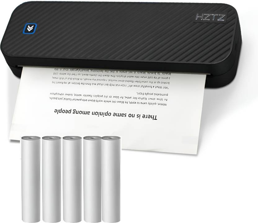 HZTZ A4 Printer Bluetooth Wireless, Inkless Thermal Smart Printer ...