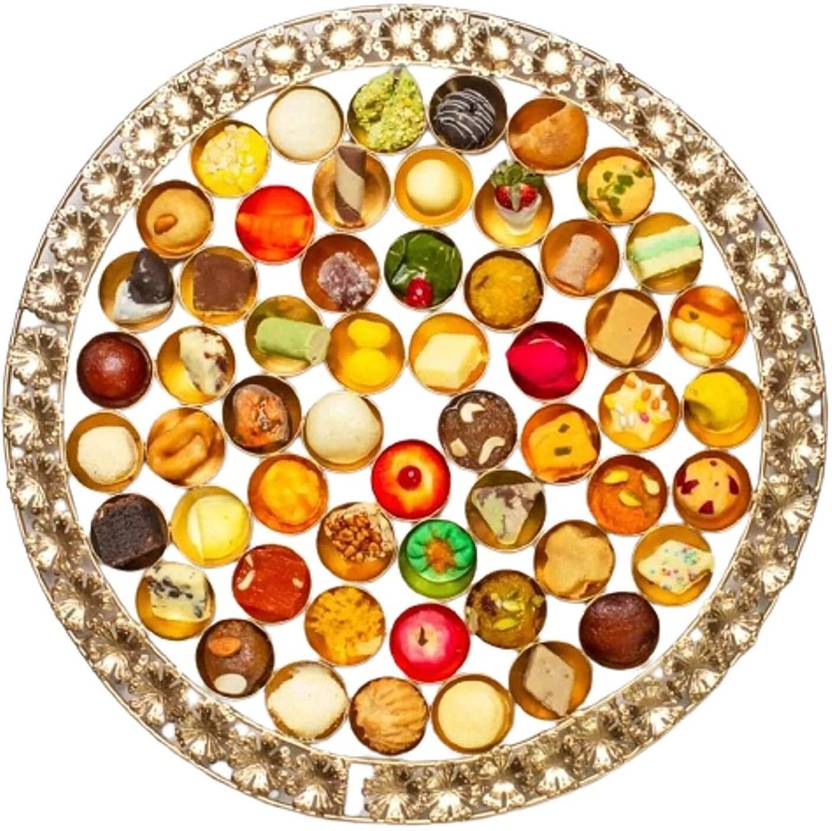 N S TRADERS 56 Bhog Thali for Offering Sweets to Diety Thali for Pooja ...