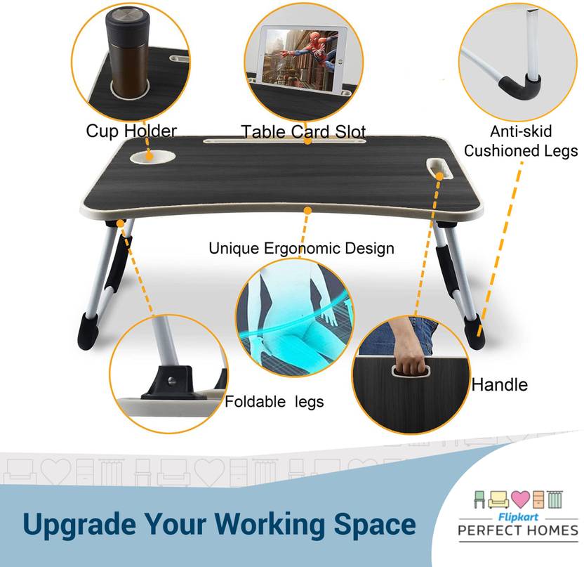 Flipkart Perfect Homes Studio Booster Wood Portable Laptop Table Price ...