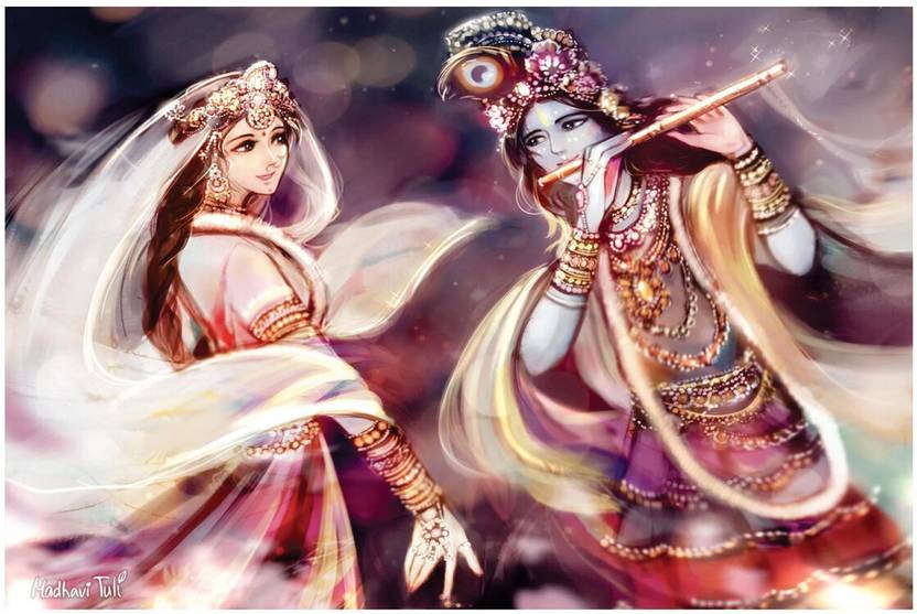 Radha Rani dancing with Lord KRISHNA / Radha Rani dancing with Lord ...