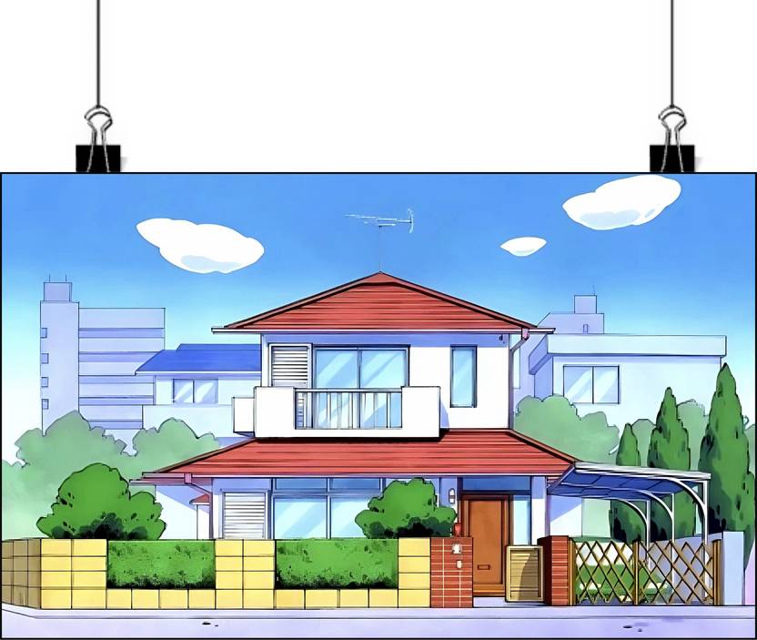 Shin Chan House Poster | Shinchan Nohara House Poster | Wall Poster ...