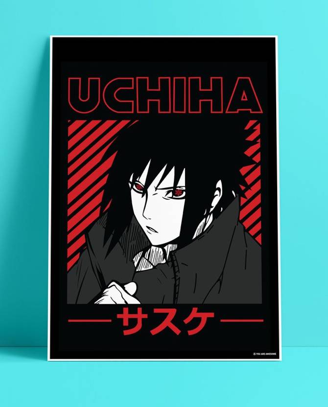 YAA - Naruto : Sasuke Uchiha New Premium Design Anime Series Poster 03 ...