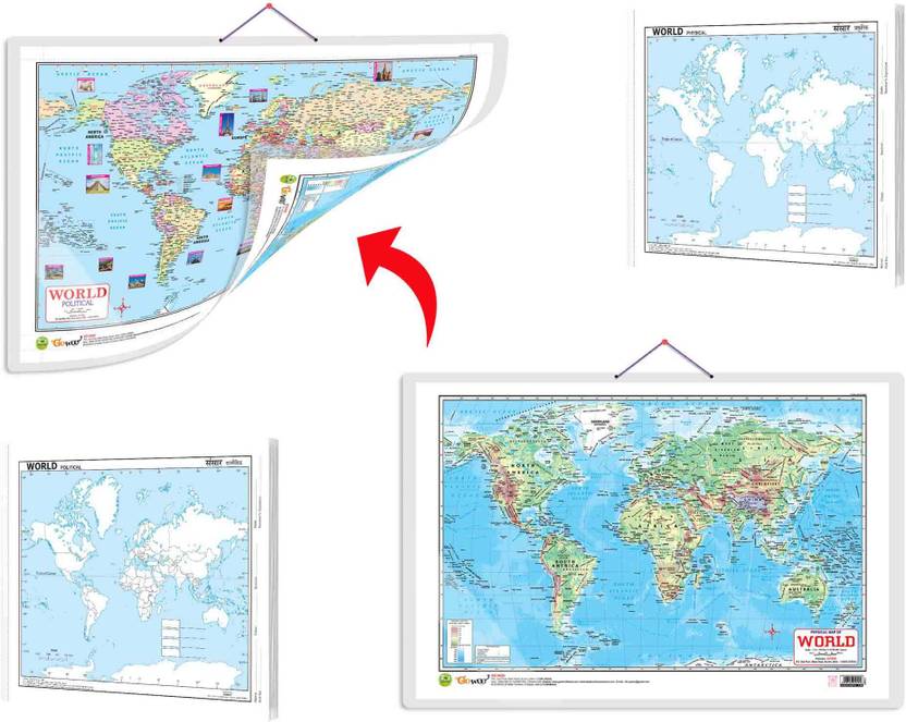 SMALL - 100 WORLD POLITICAL OUTLINE MAP FOR SCHOOL, SMALL - 100 WORLD ...