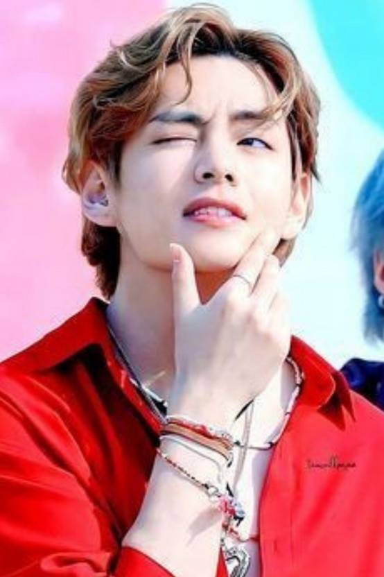 BTS V KIM Theayung Poster for Room Wall Decoration, Size - 12 X 18 ...