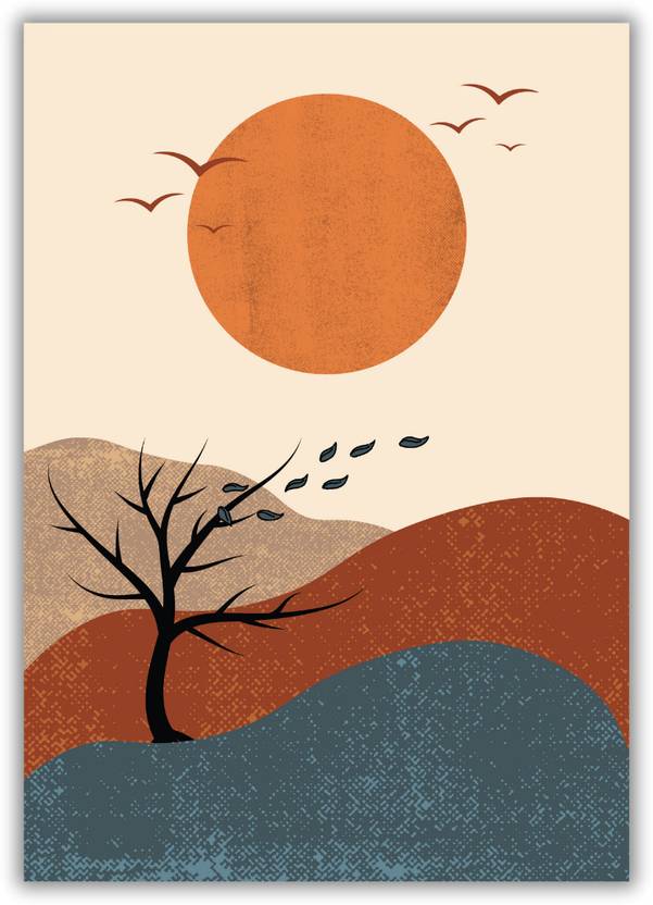 A4 Size Scenery Poster for Wall Decoration Paper Print - Decorative ...