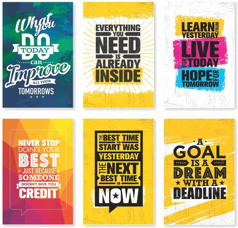 Motivational Poster Quotes Wall Design For Living Room Drawing Room ...