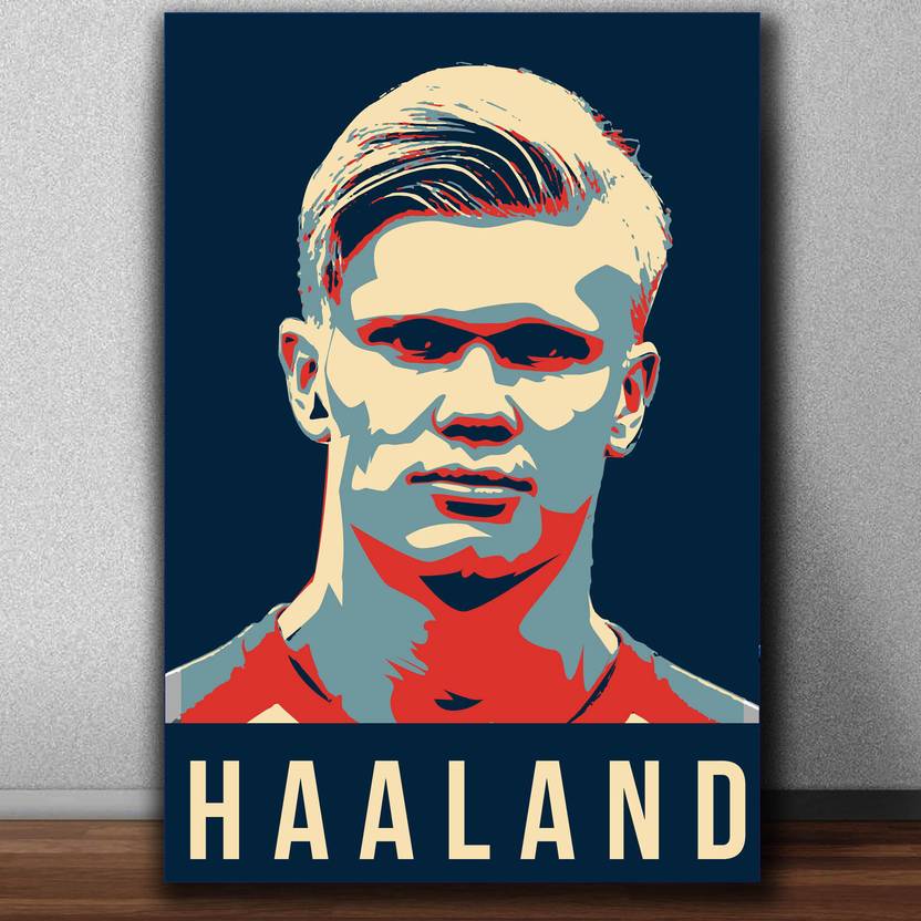 Erling Haaland Hope poster for Room & Office (13 Inch X 19 Inch, Rolled ...