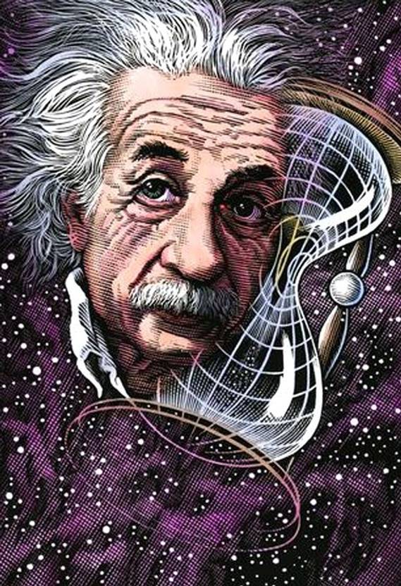 Poster Albert Einstein Digital Art sl-13987 (LARGE Poster, 36x24 Inches ...