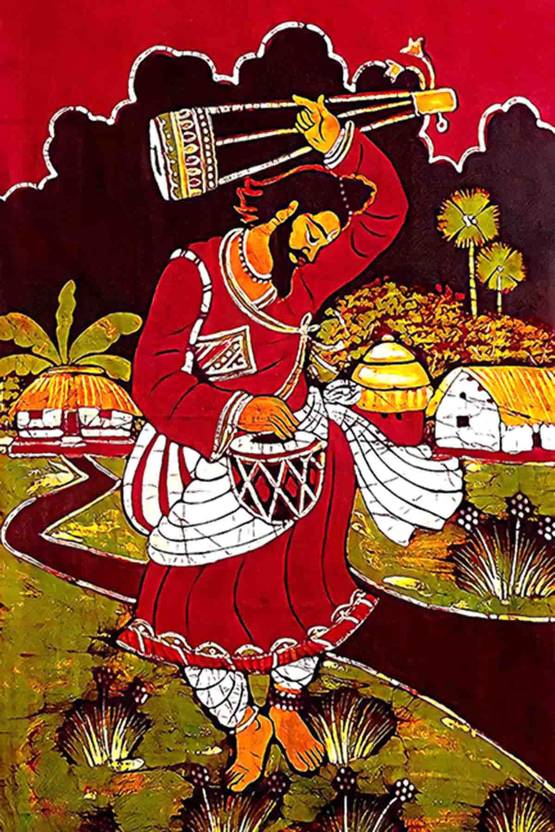 Self Adhesive UV Coated High Resolution Vinyl Print- Baul Poster – P464 ...