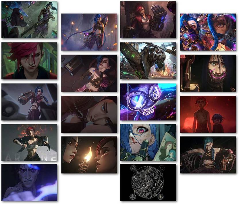 | ACRANE ANIME WALL POSTER | PACK OF 18 wall collage kit |ANIME WALL ...