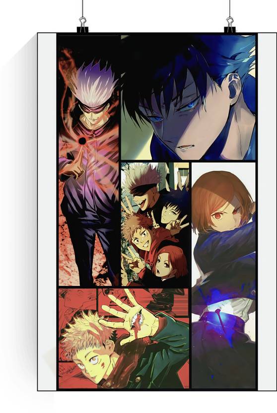 Jujutsu Kaisen All Member Group Posters | Gojo ,Uji,Nobara and Magumi ...