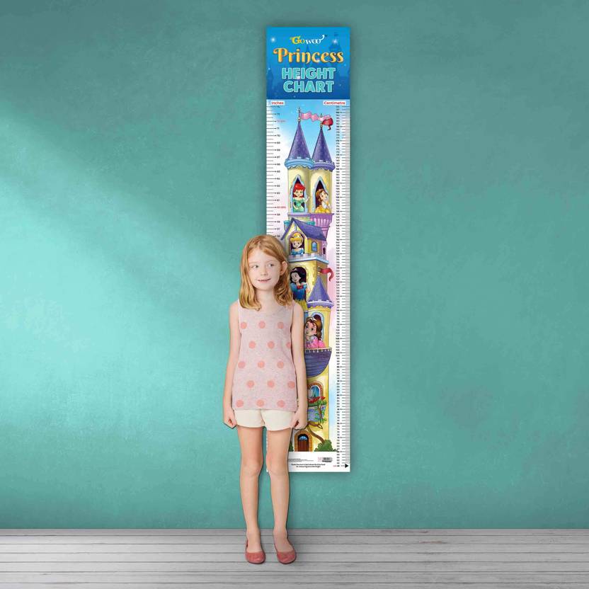 PRINCESS HEIGHT CHART | "Magical Growth: Princess Height Chart" Paper ...