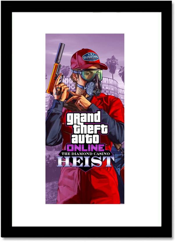 GTA poster for room and home decor, Gaming poster for room Paper Print ...