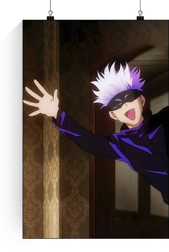 Gojo Funny Poster | Gojo Poster |Jujutsu Kaisen Kid Gojo Poster | Gojo ...
