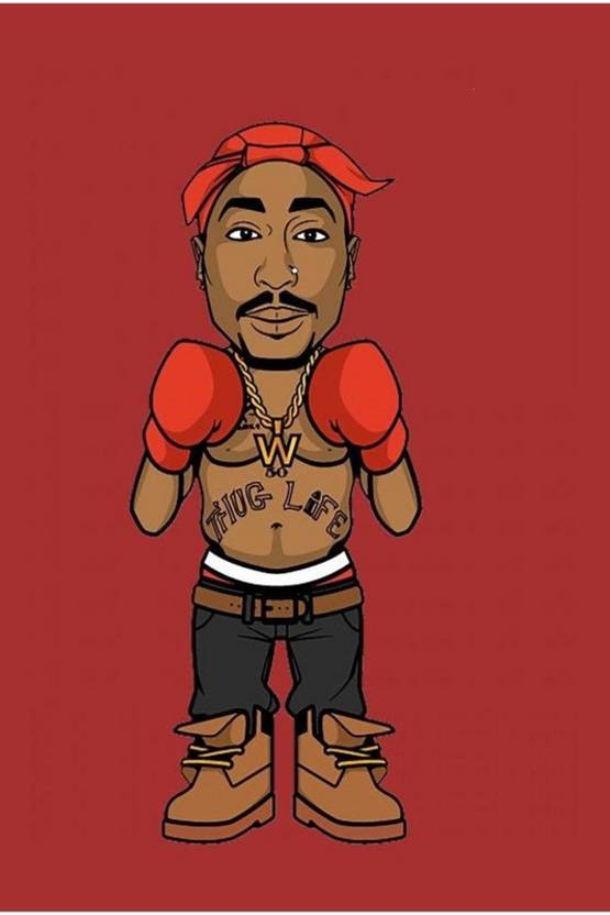 Tupac Shakur Poster for Room Wall Decoration, Size - 12 X 18 inches ...