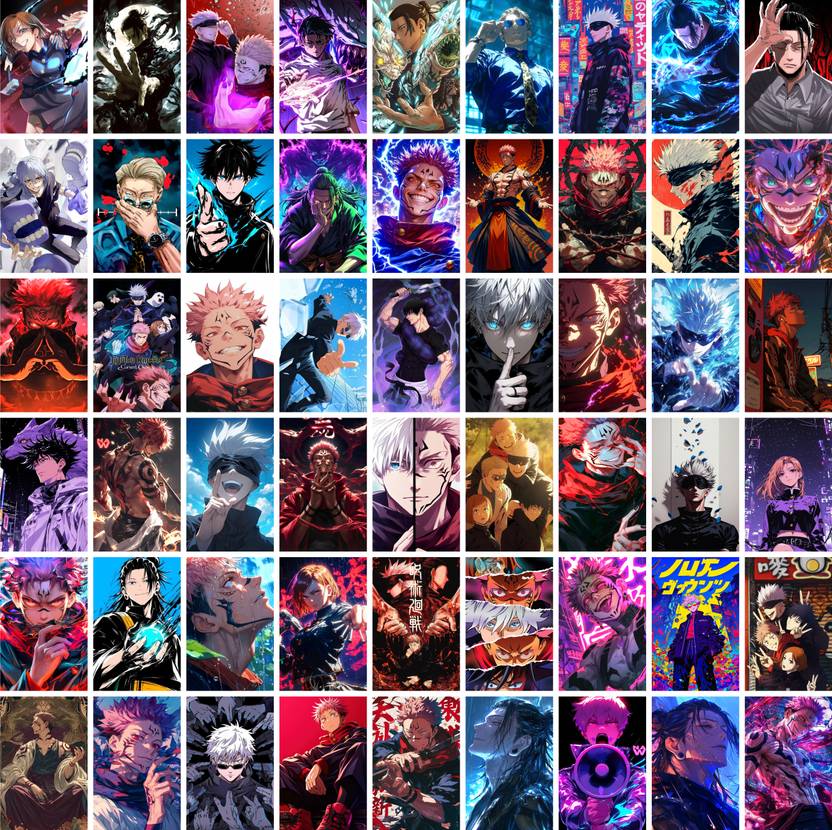 Jujutsu Kaisen Manga Series Poster Set of 54 | 4x6 Inch Mini Poster ...