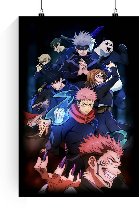 Jujutsu Kaisen All Characters Group Posters | Gojo ,Uji,Uta,Sukuna ...