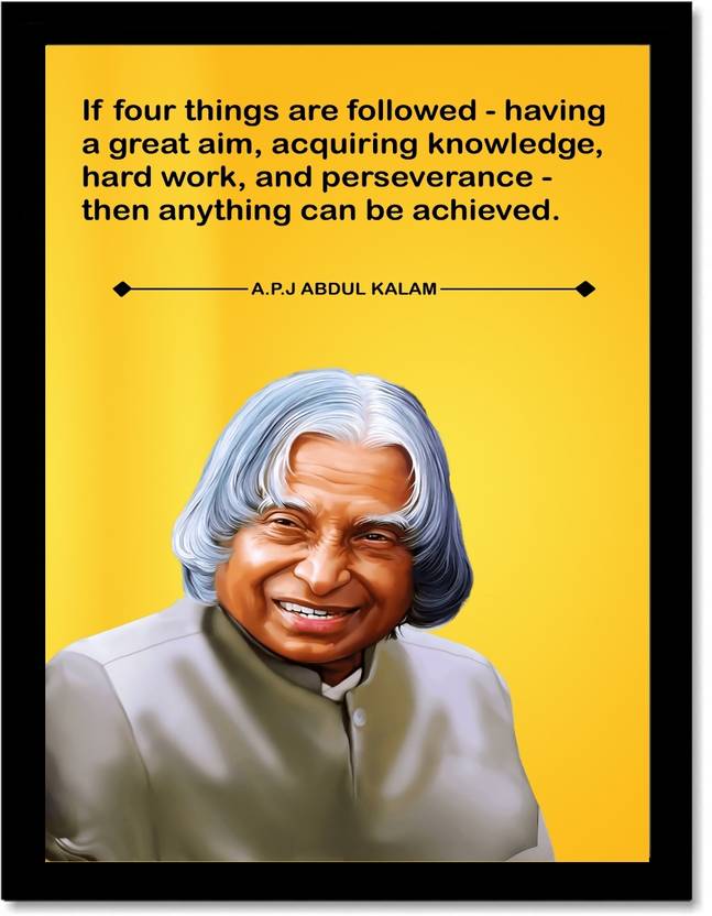 APJ Abdul Kalam Motivational Quotes frames for OFFICE & STUDENT- Framed ...