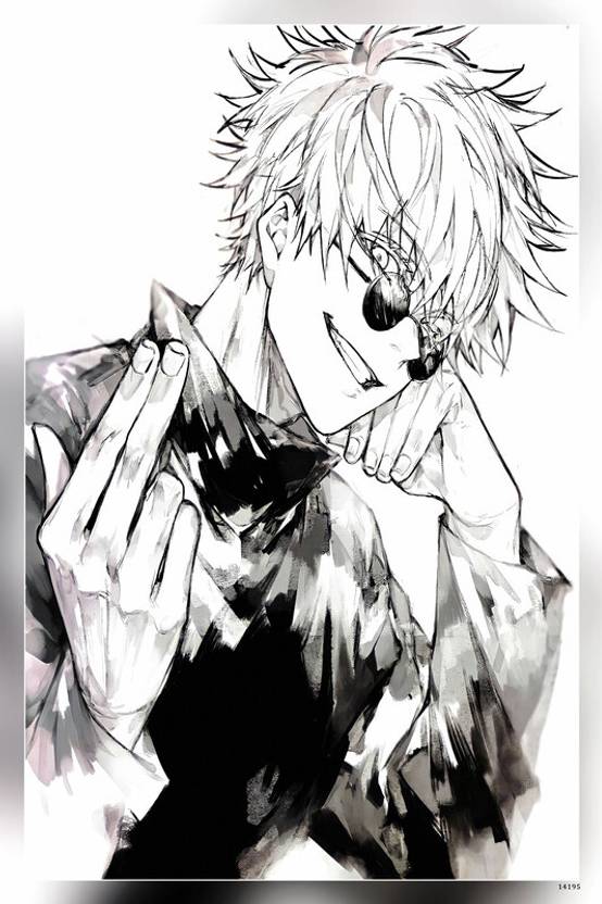Jujutsu Kaisen Anime Manga Satoru Gojo Theme Matte Finish Poster Paper ...