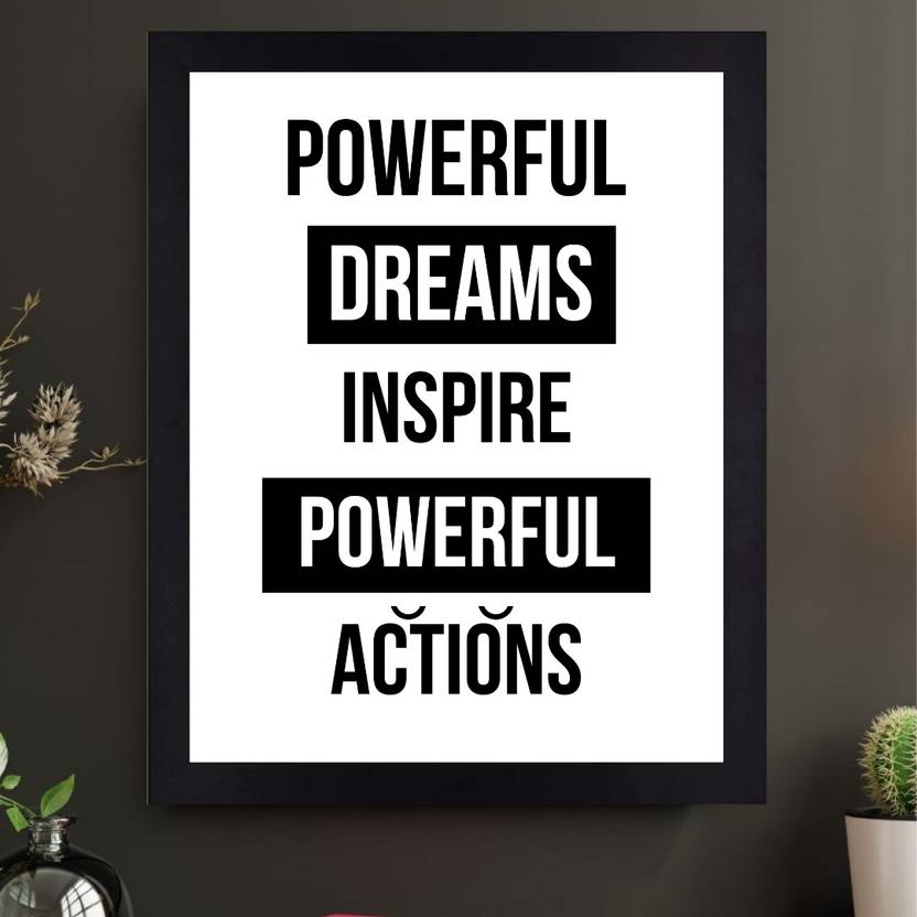 Brainy Modern Pop Art Motivational Poster Paper Print - Quotes ...