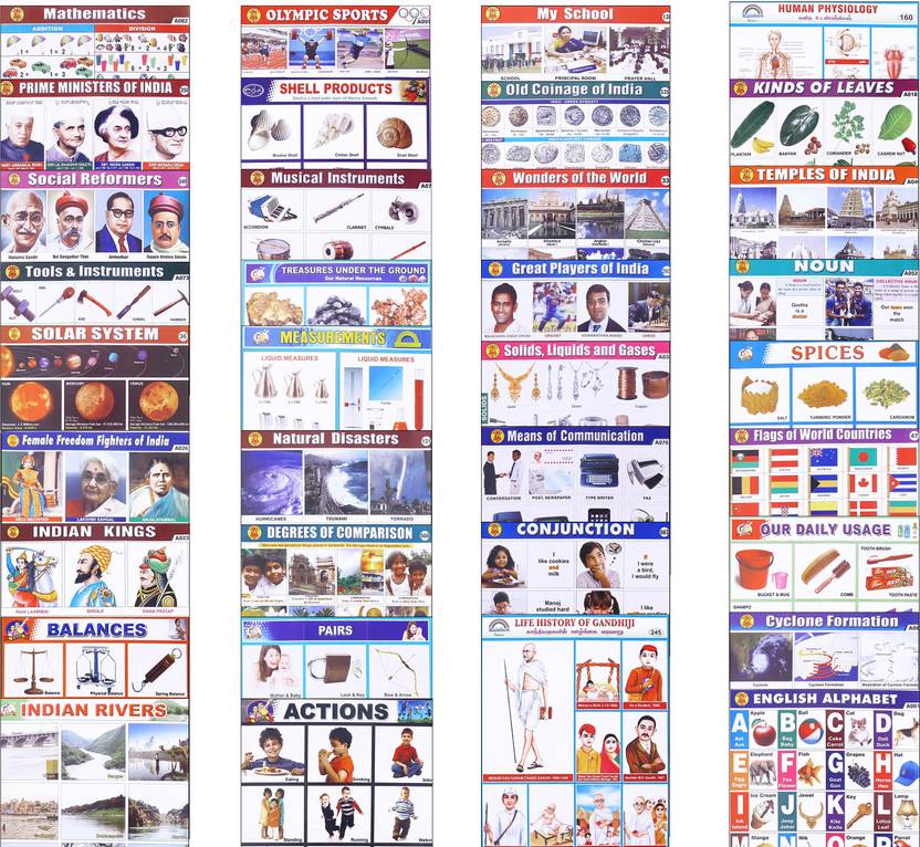 Sticker Chart For Kids, School Project Work Chart, Pack Of -35 Pc Set ...