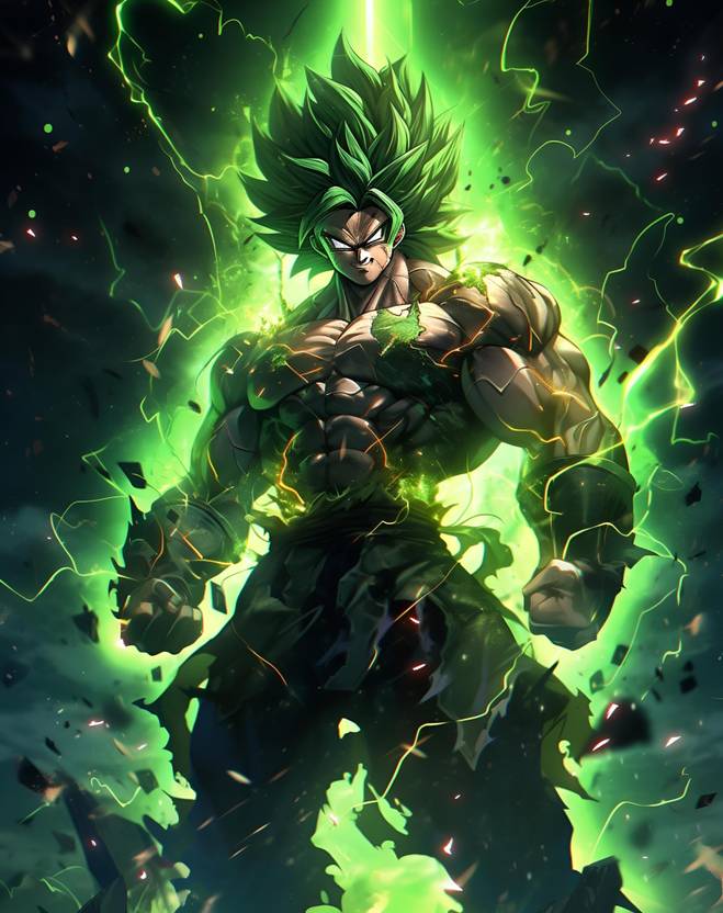 Broly Dragon Ball Z Poster for room A3 size 11.6x16.5 Paper Print ...