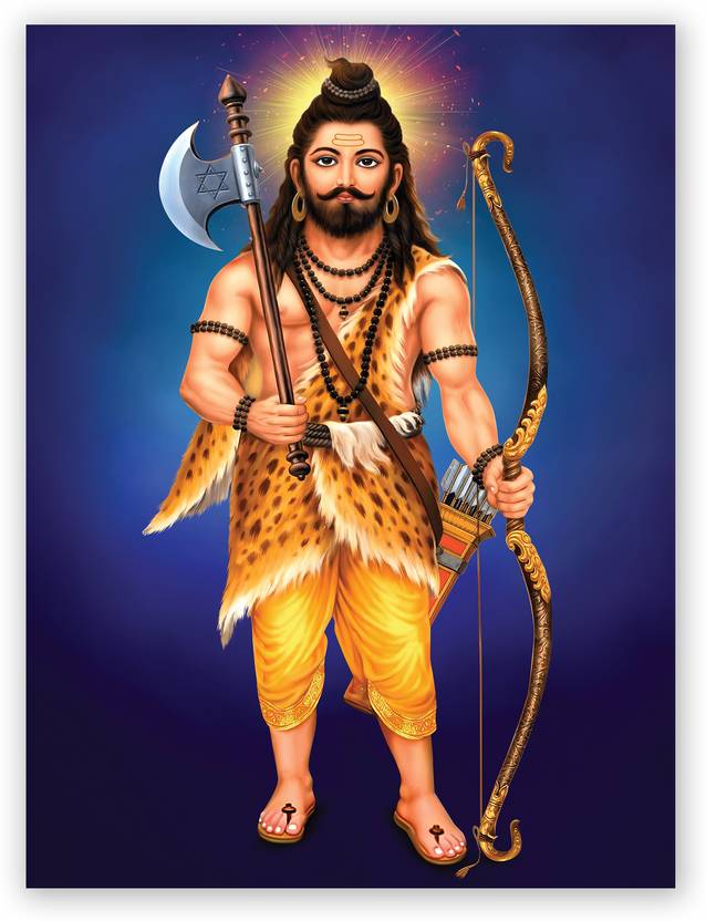 Lord Parshuram Poster Hindu God Photo Poster Room Decoration Size 24 X ...