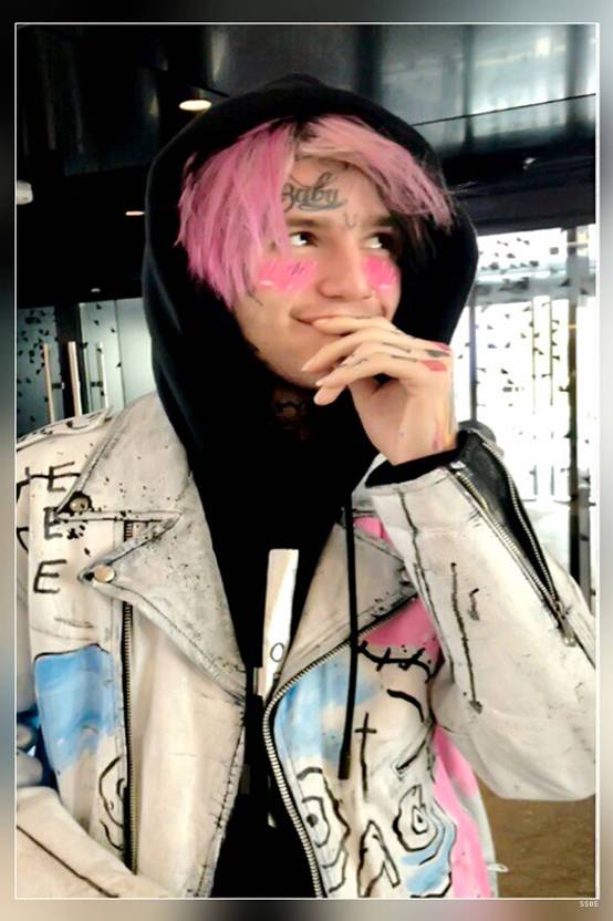 Lil Peep American Rapper Singer Songwriter And Model Size Matte Finish ...