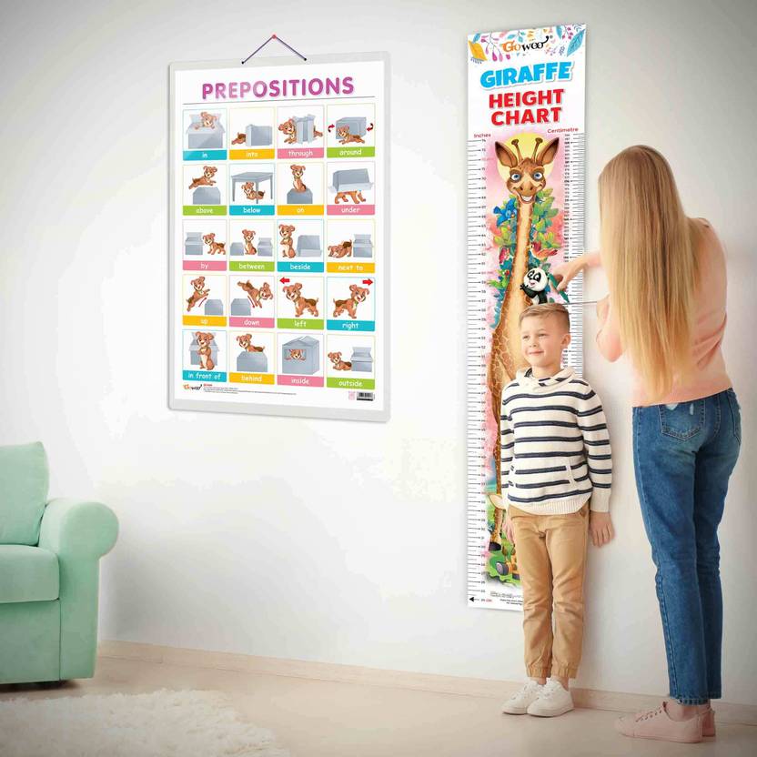 PREPOSITIONS and SPACE HEIGHT CHART | Set of 2 charts 1 Educational ...