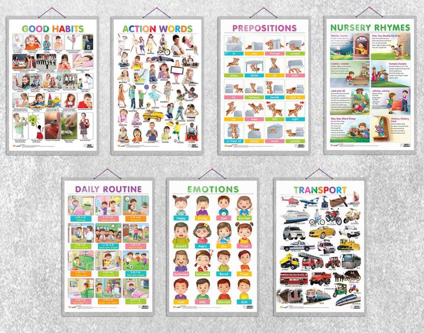 Good Habits, Action Words, Transport, EMOTIONS, DAILY ROUTINE, NURSERY ...