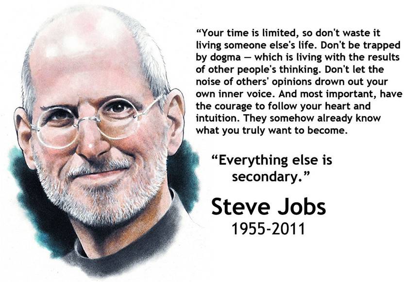 Poster Steave Job Best Quote sl12296 (Large Poster, 36x24 Inches ...