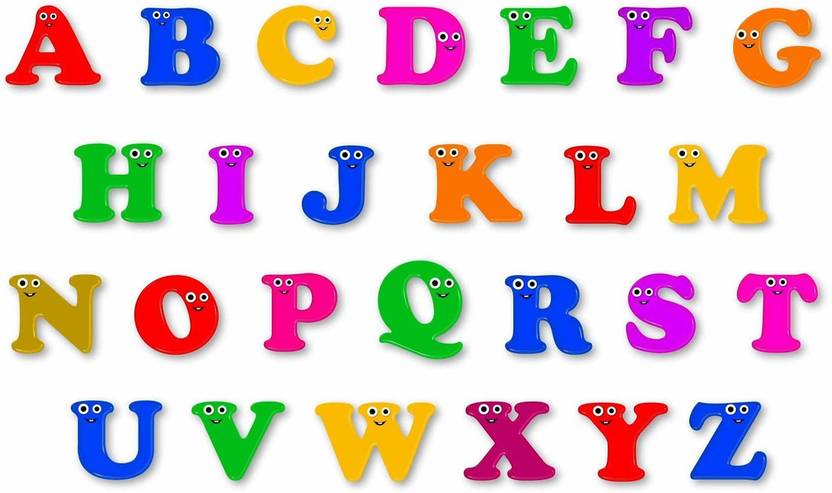 Abcd alphabet chart Poster Multicolor Photo Paper Print Poster ...