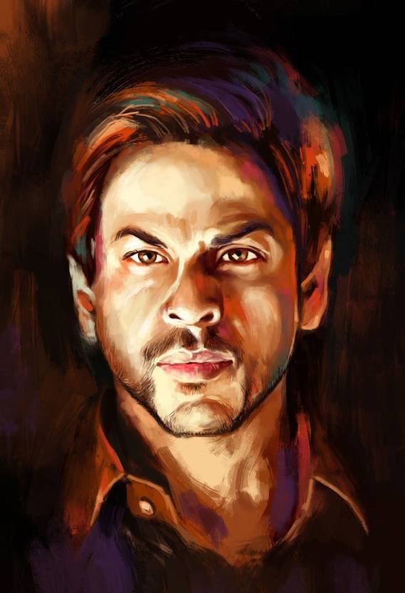 Poster Digital Art Shahrukh Khan sl11735 (Wall Poster, 13x19 Inches ...