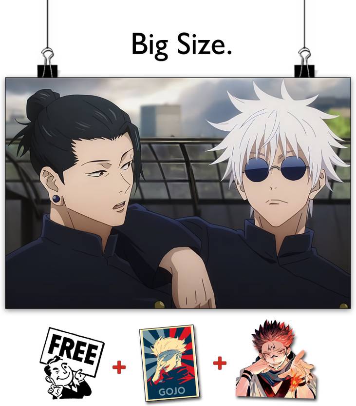 Jujutsu Kaisen Student Gojo And Geto Friends poster | Young Gojo and ...
