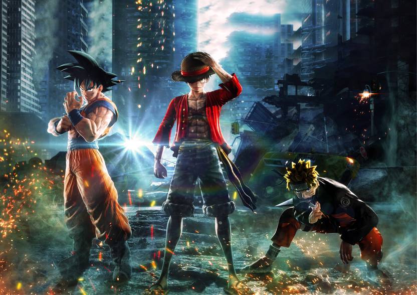 Jump Force Goku Naruto Luffy Poster | Anime Poster | HD Wall Poster ...