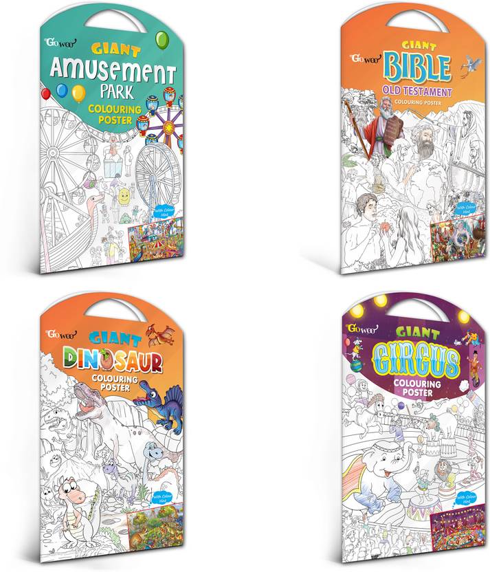 GIANT BIBLE OLD TESTAMENT COLOURING POSTER, GIANT CIRCUS COLOURING ...
