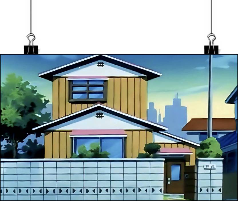 Nobita Old House Poster | Doraemon Nobita Old House Poster | Wall ...