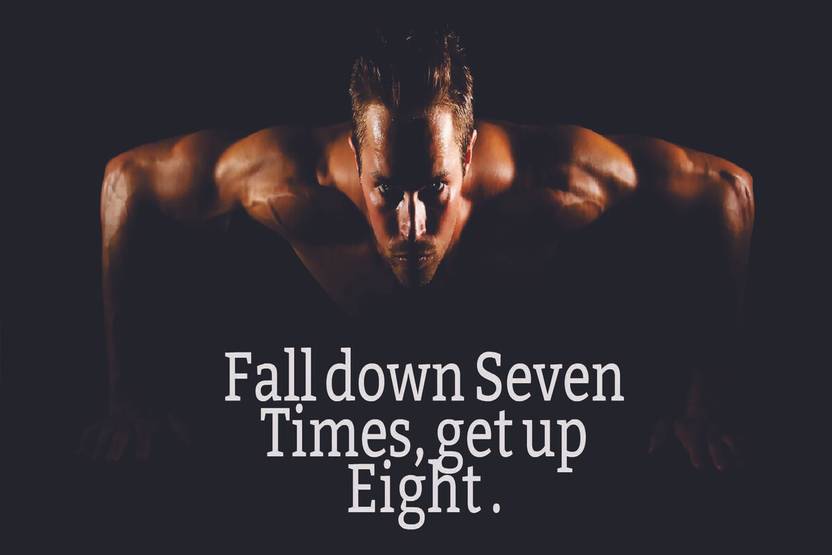 Gym Motivatonal Gym Quotes Poster on 300gsm Photogenic US Imported ...