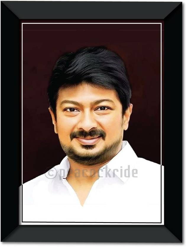 Udhayanidhi Stalin I DMK I Wall Frame A3 Fine Art Print - Personalities posters in India - Buy ...