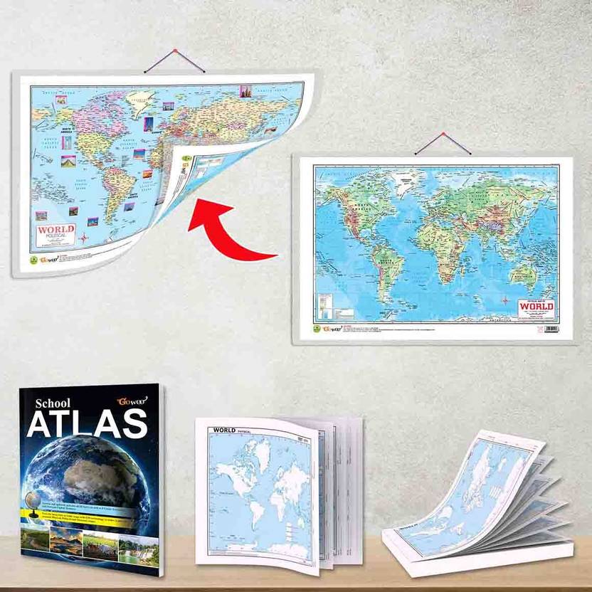 SMALL - 100 WORLD POLITICAL OUTLINE MAP FOR SCHOOL, SMALL - 100 WORLD ...